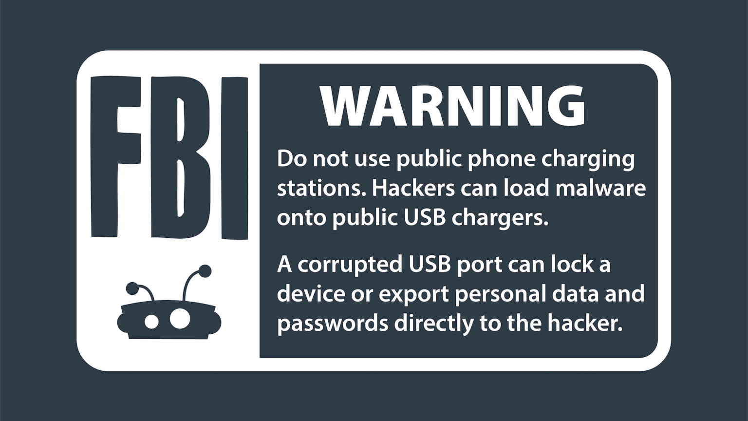 FBI Warning About Public Charging Stations - Sierra Experts
